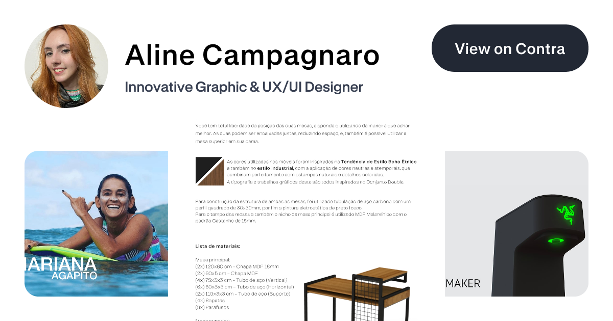 Aline Campagnaro on Contra