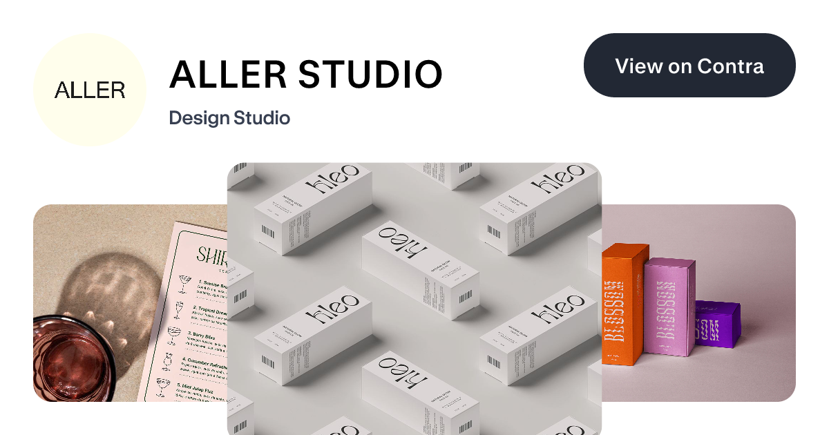 ALLER STUDIO on Contra | Design Studio
