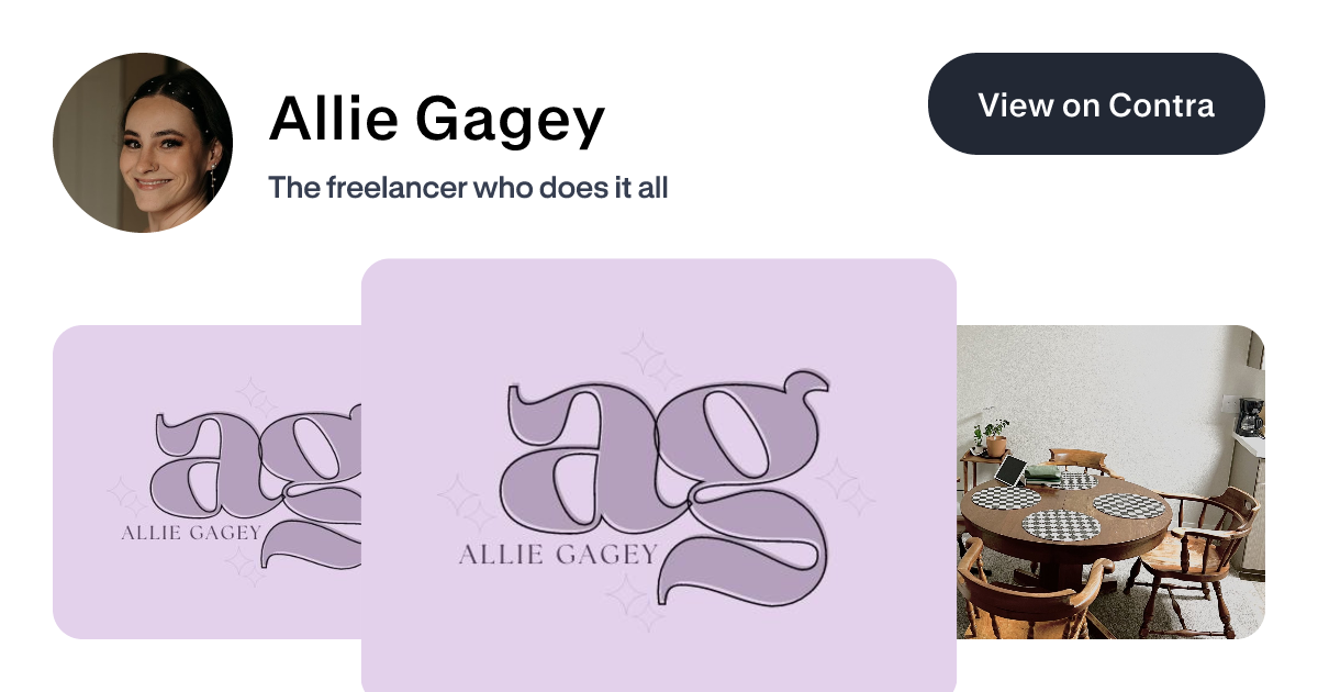 Allie Gagey's Work | Contra