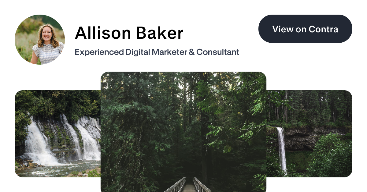 Allison Baker on Contra