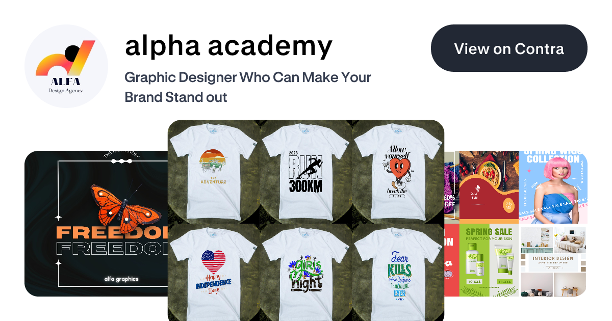 alpha academy's Work | Contra