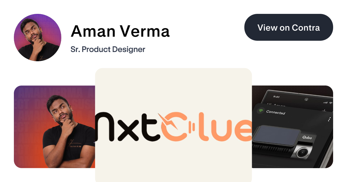 Aman Verma's Work | Contra