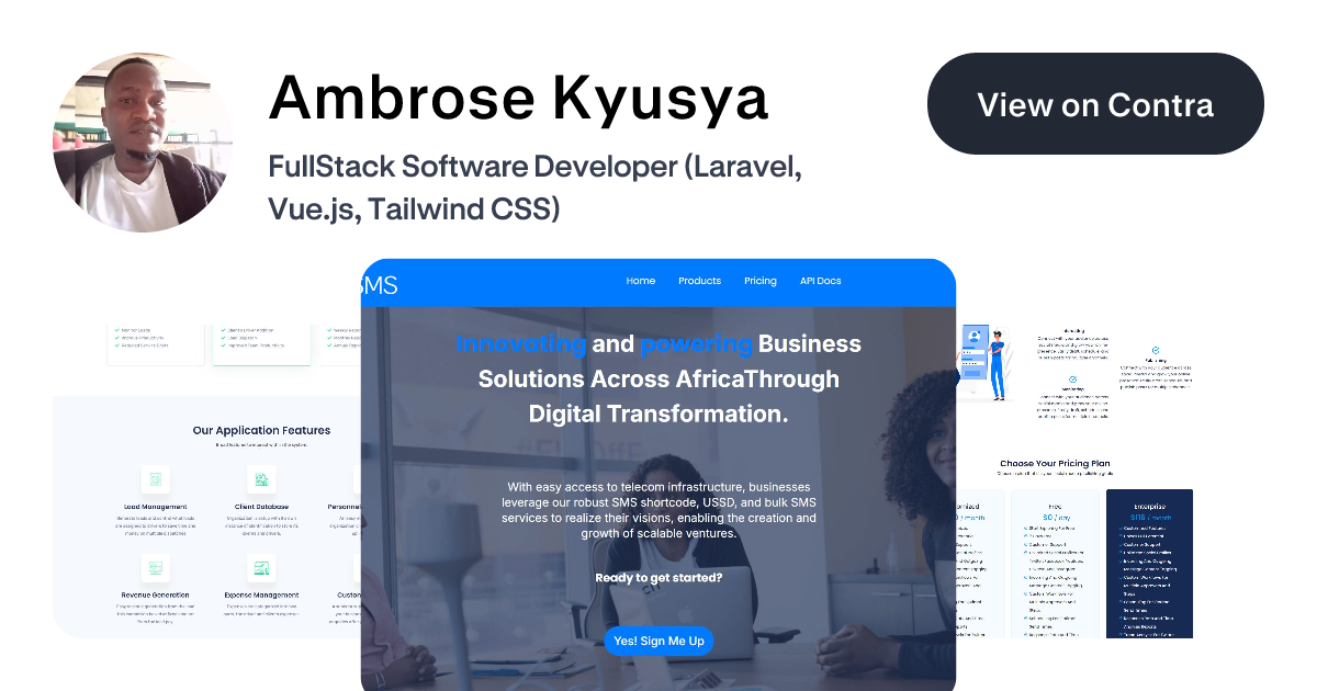 Ambrose Kyusya on Contra