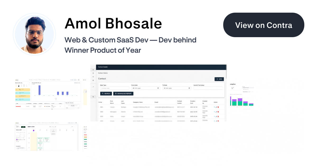 Amol Bhosale on Contra