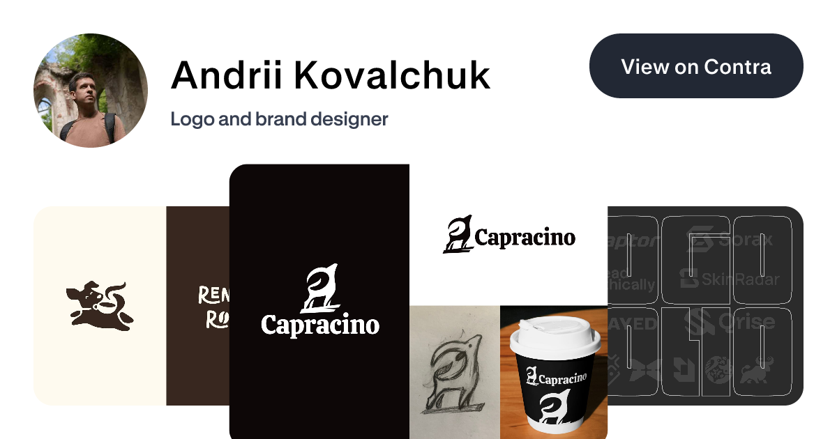 Andrii Kovalchuk on Contra | Logo designer