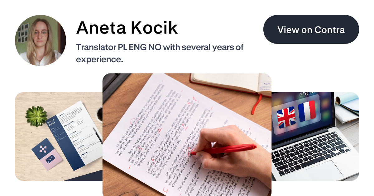 Aneta Kocik 's Work | Contra