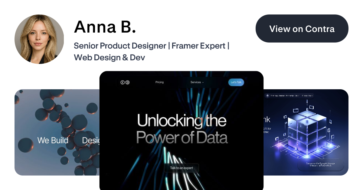 Anna B.'s Work | Contra