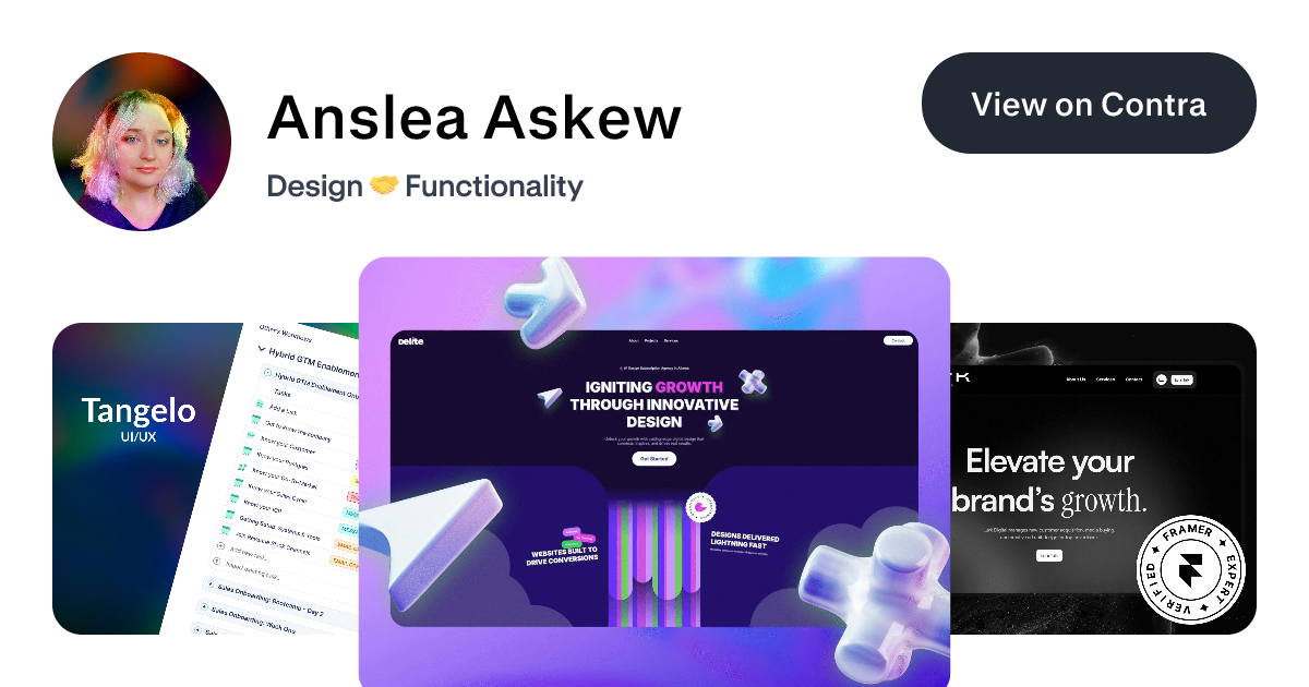 Anslea Askew's Work | Contra