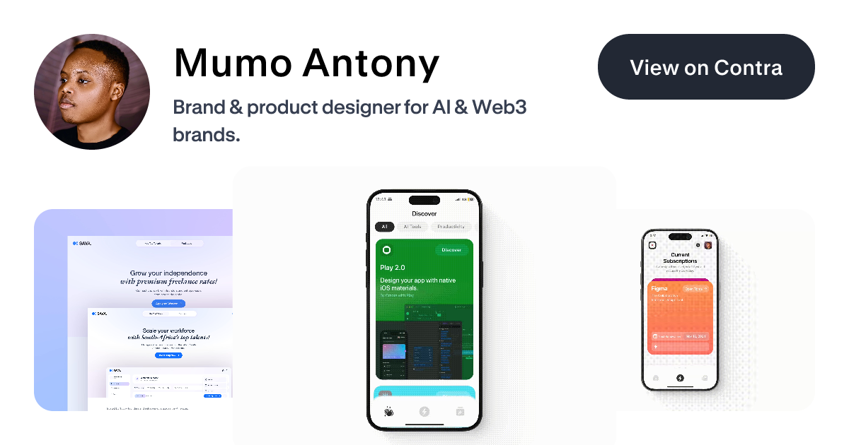 Mumo Antony on Contra