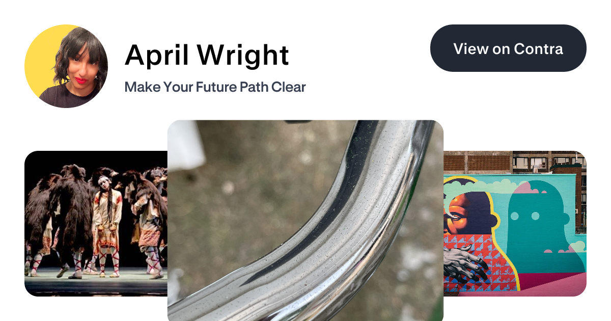 April Wright on Contra | Make Your Future Path Clear