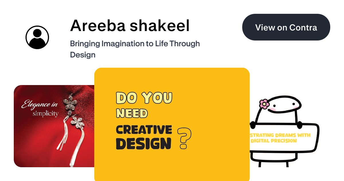 Areeba shakeel on Contra