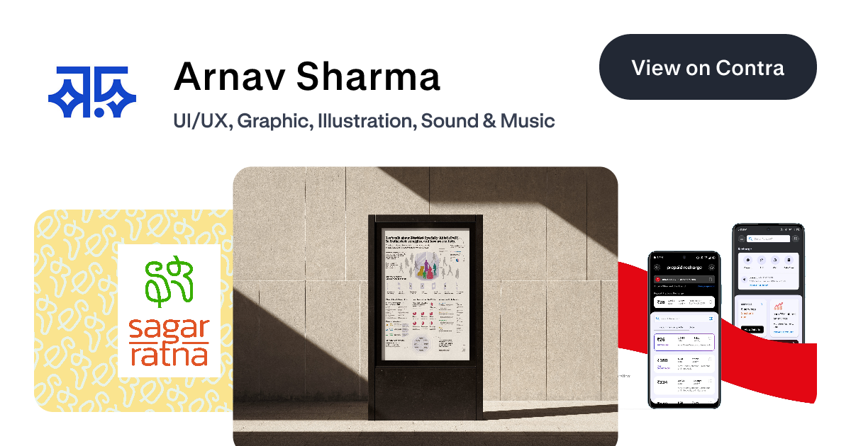 Arnav Sharma's Work | Contra