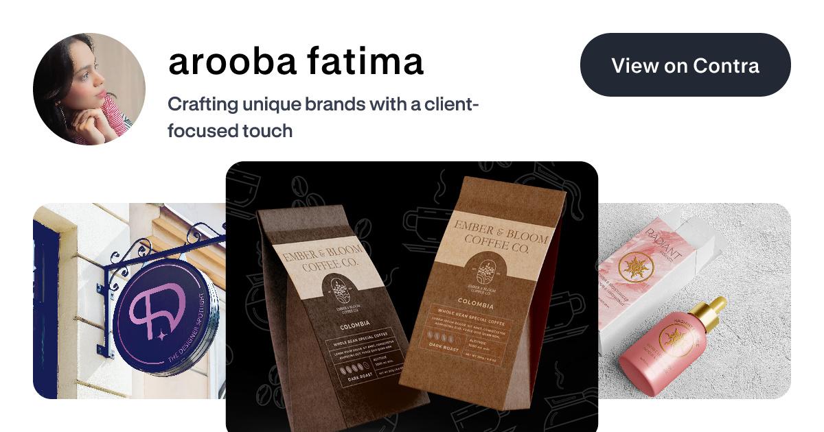 arooba fatima's Work | Contra