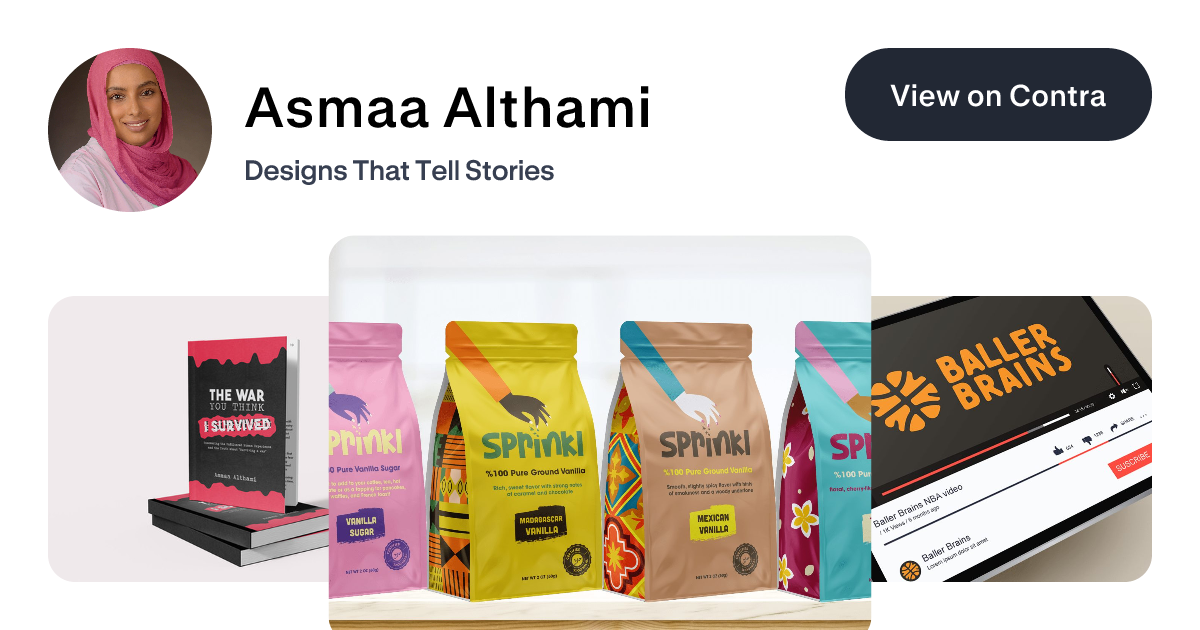 Asmaa Althami on Contra | Designs That Tell Stories