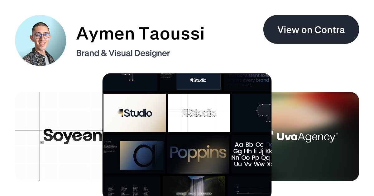 Aymen Taoussi on Contra | Creative Brand & Logo Designer