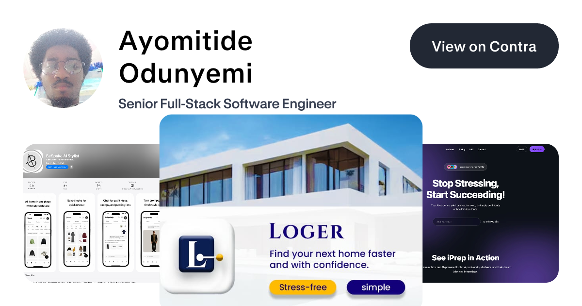 Ayomitide Odunyemi on Contra