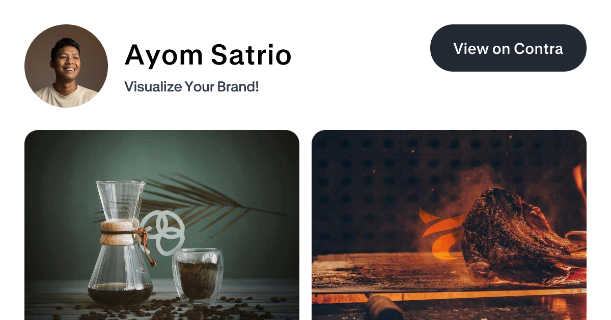 Ayom Satrio on Contra | Visualize Your Brand!