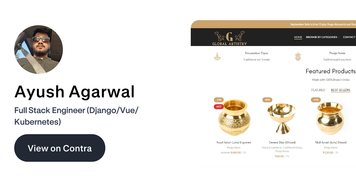 Ayush Agarwal on Contra