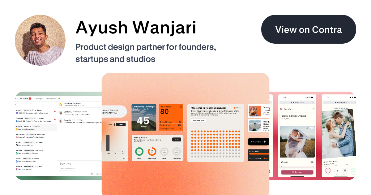 Ayush Wanjari on Contra