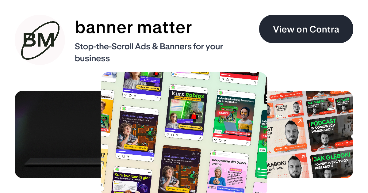 banner matter on Contra