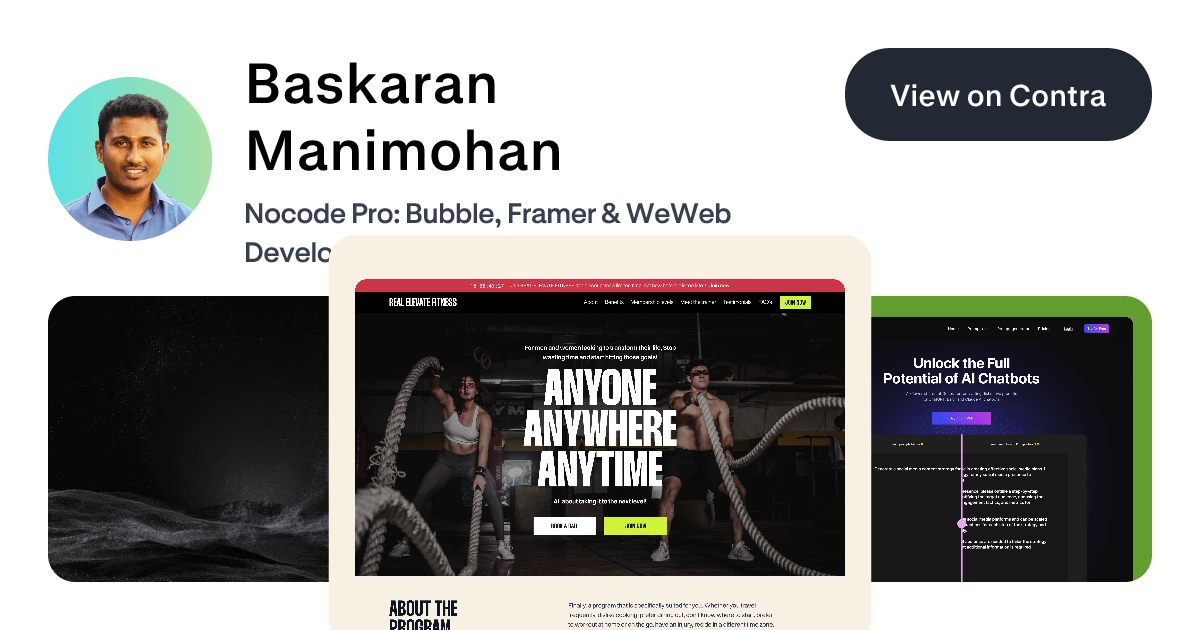 Baskaran Manimohan on Contra