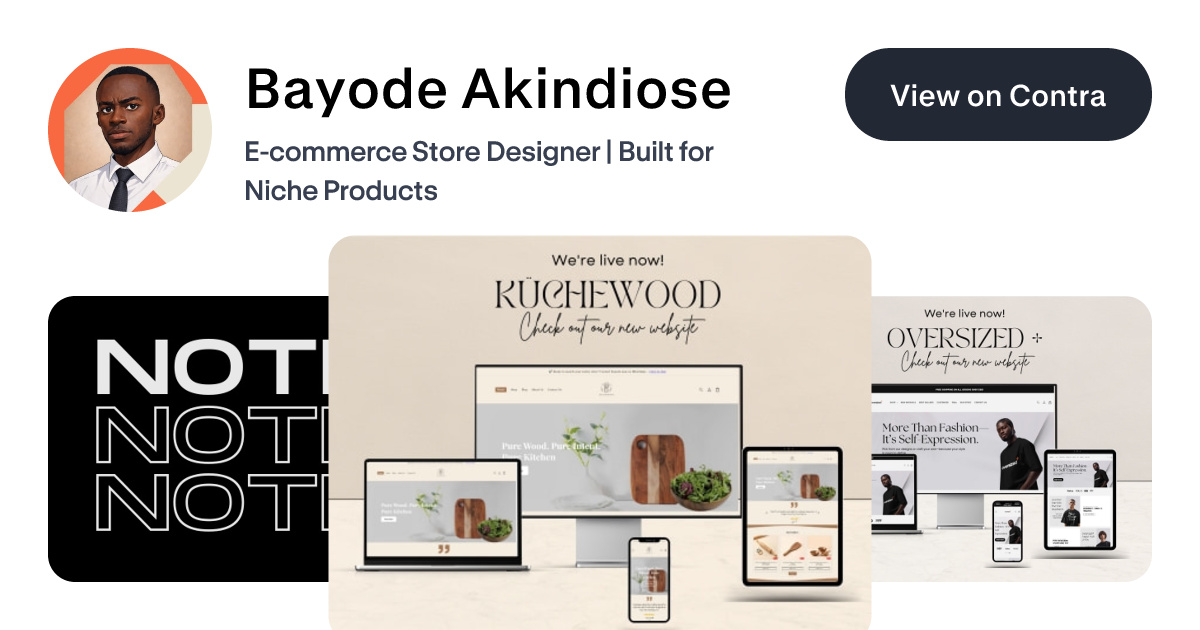 Bayode Akindiose's Work | Contra