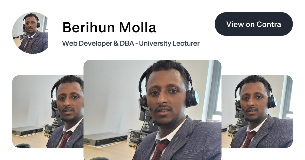 Berihun Molla on Contra
