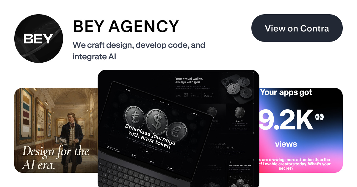 BEY AGENCY's Work | Contra
