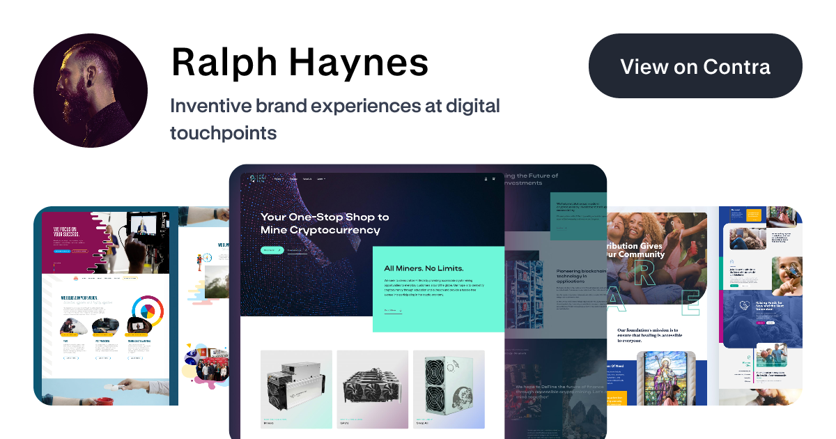 Ralph Haynes's Work | Contra