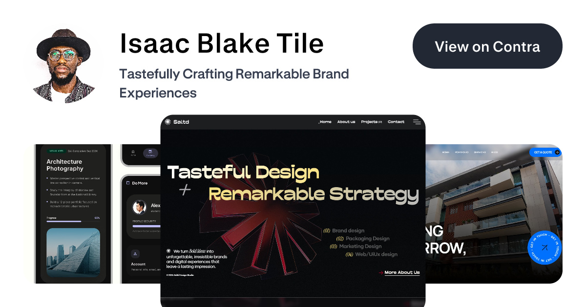 Isaac Blake Tile's Work | Contra