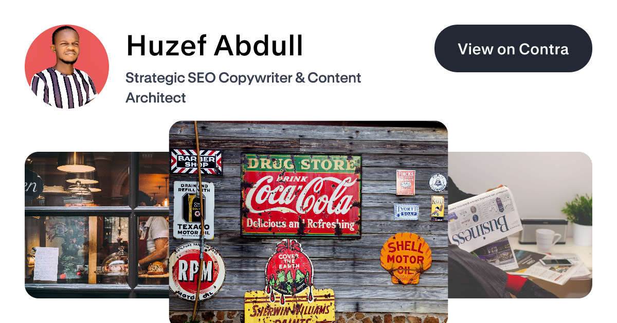 Huzef Abdull on Contra