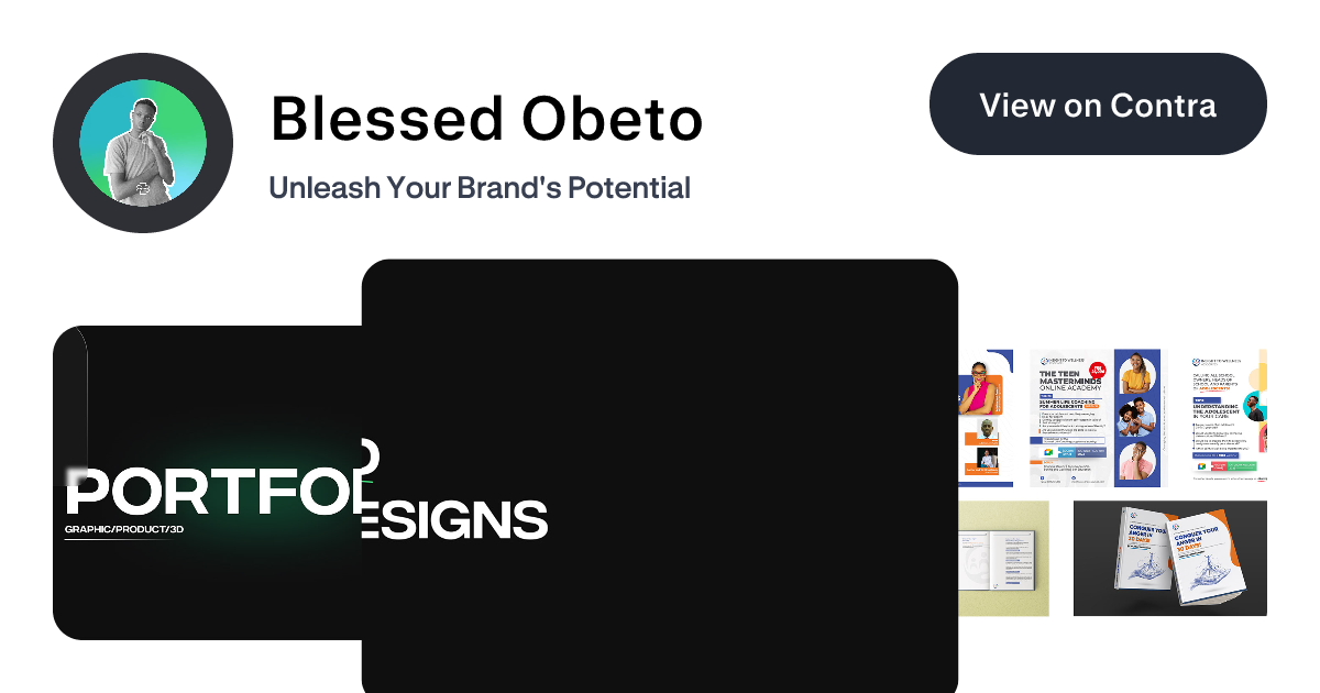 Blessed Obeto on Contra | Unleash Your Brand's Potential