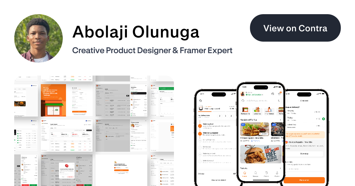 Abolaji Olunuga on Contra