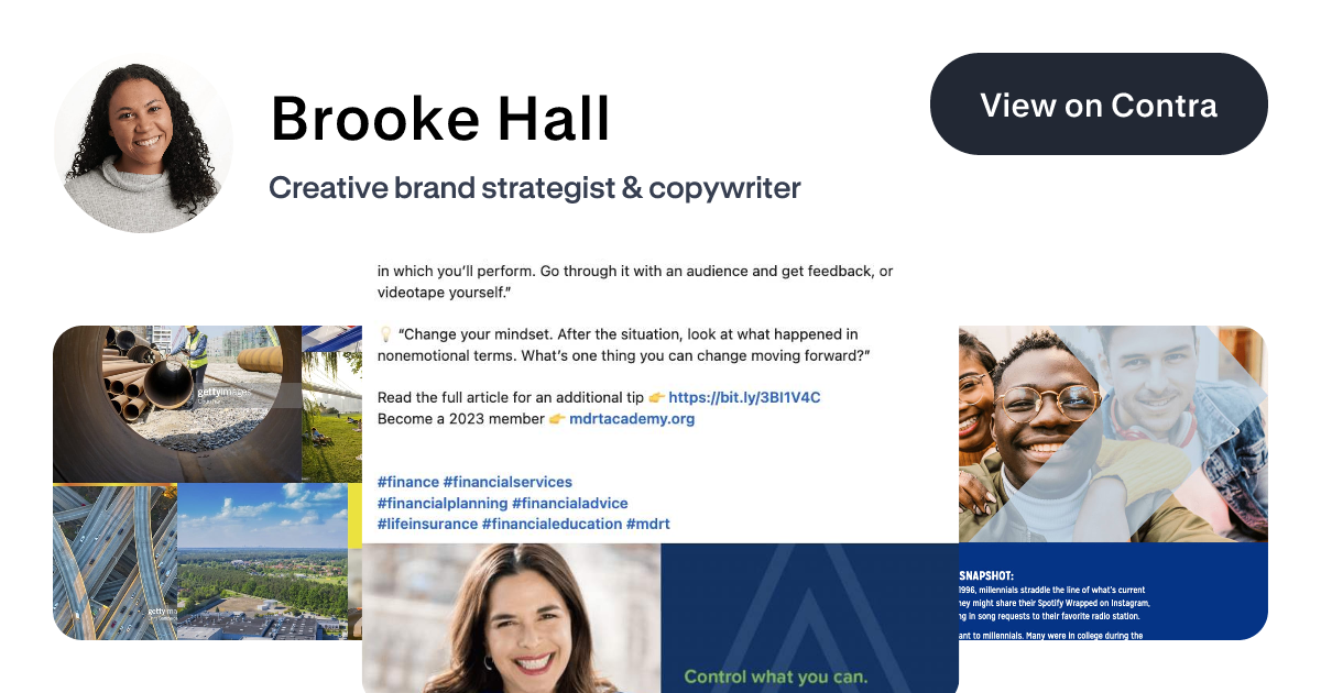 Brooke Hall on Contra