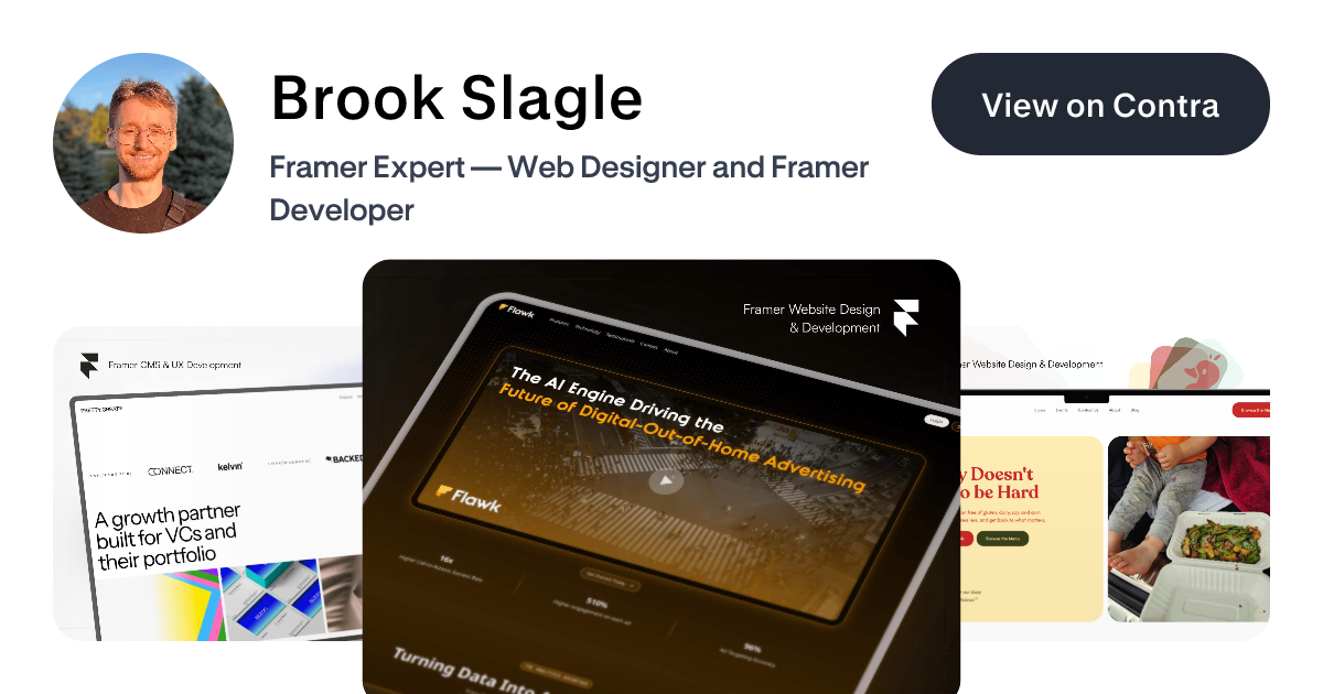 Brook Slagle on Contra