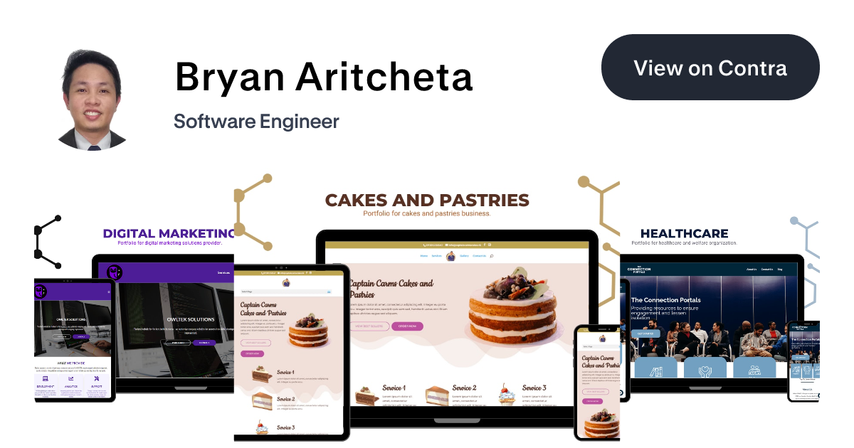 Bryan Aritcheta on Contra | Software Engineer