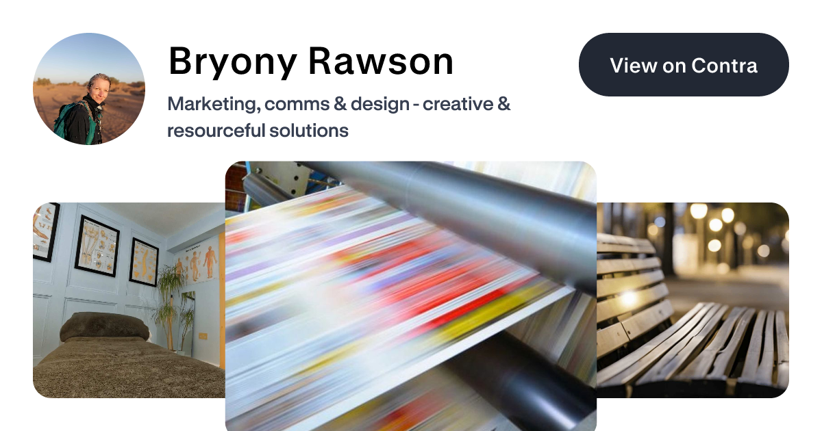 Bryony Rawson on Contra