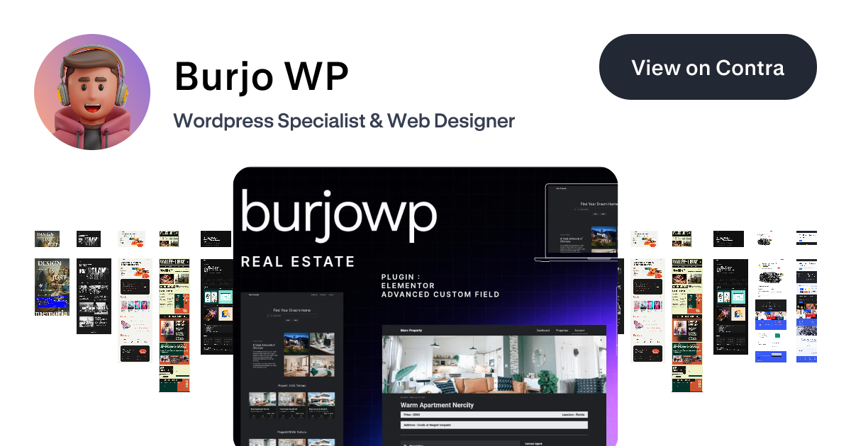 Burjo WP on Contra | Wordpress Specialist & Web Designer
