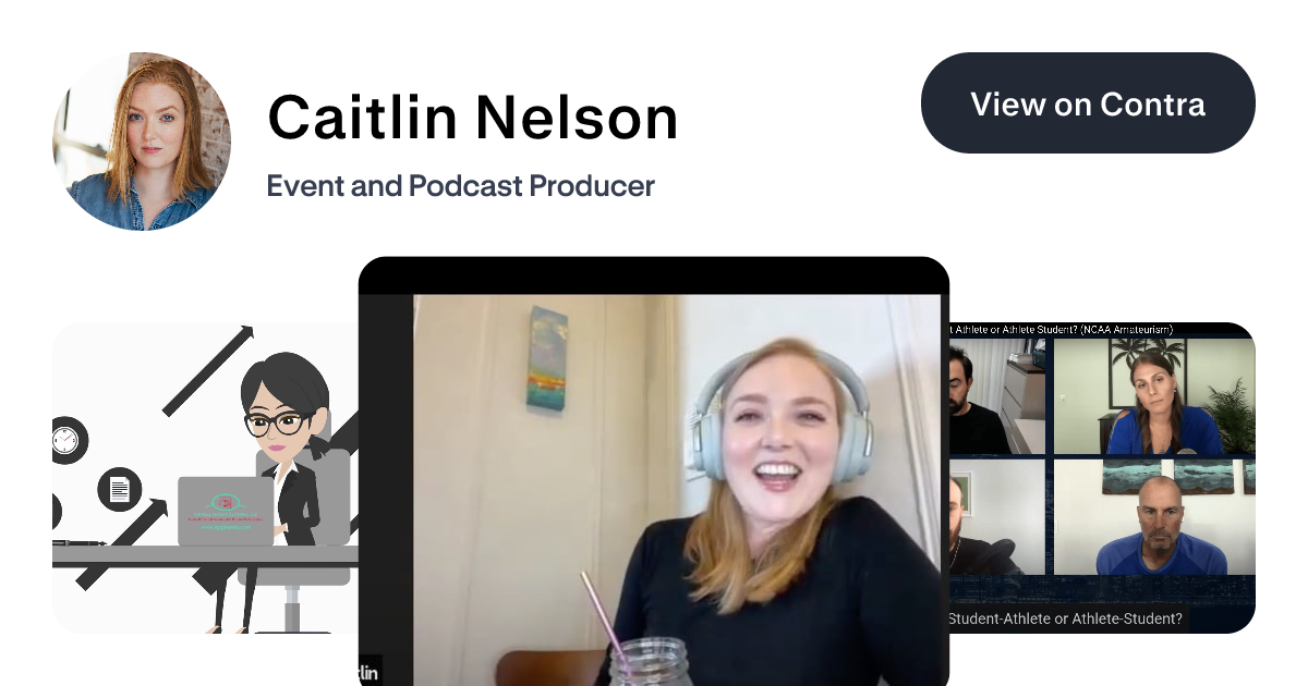 Caitlin Nelson on Contra | Event and Podcast Producer