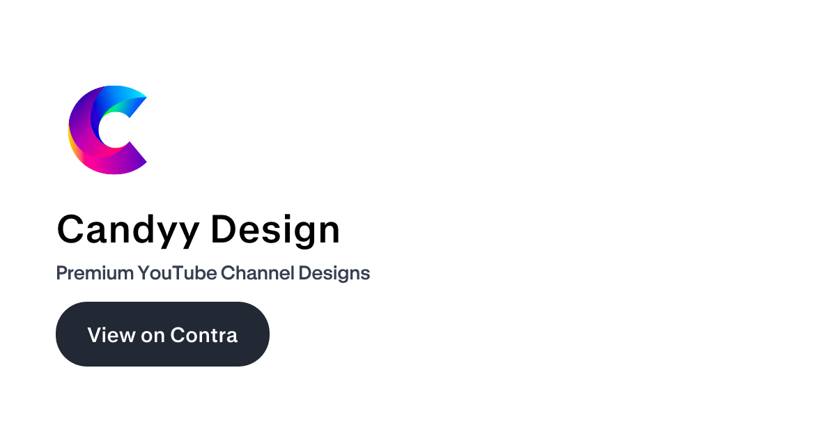 Candyy Design on Contra | Premium YouTube Channel Designs