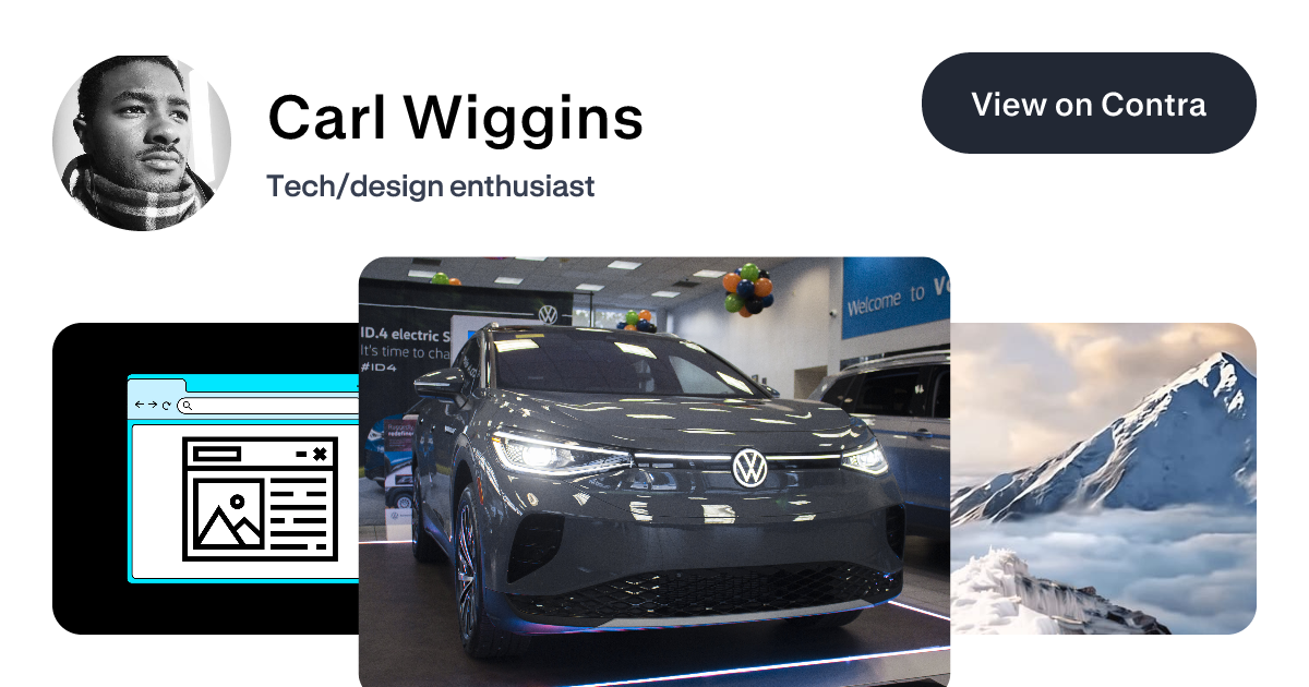 Carl Wiggins on Contra | Tech/design enthusiast