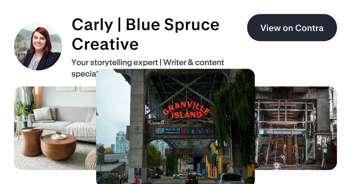 Carly | Blue Spruce Creative on Contra