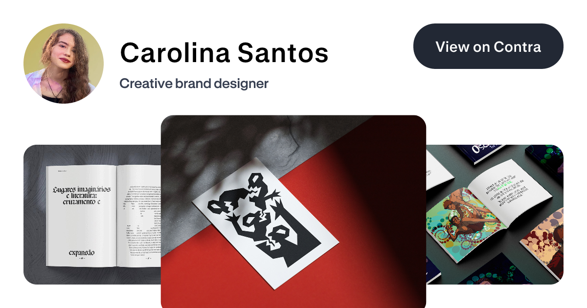 Carolina Santos on Contra | Creative brand designer
