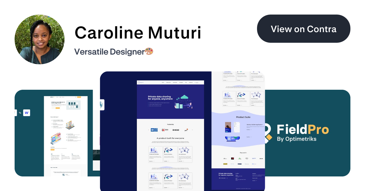 Caroline Muturi on Contra | Versatile UI Designer🎨