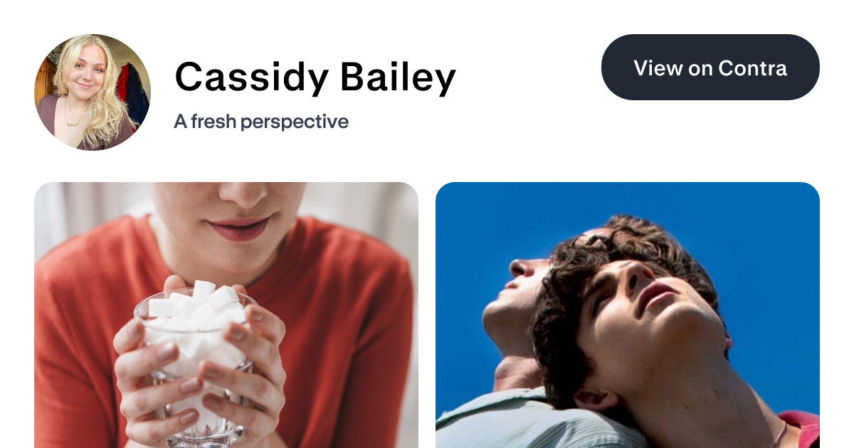 Cassidy Bailey on Contra | A fresh perspective