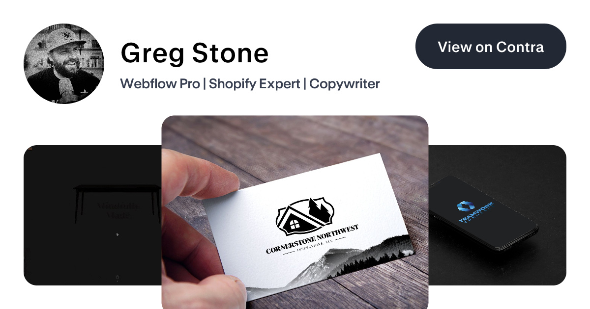 Greg Stone's Work | Contra