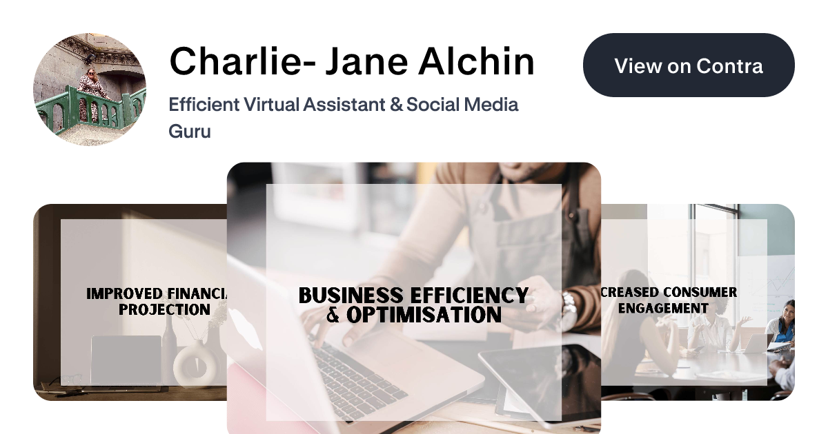 Charlie- Jane Alchin on Contra