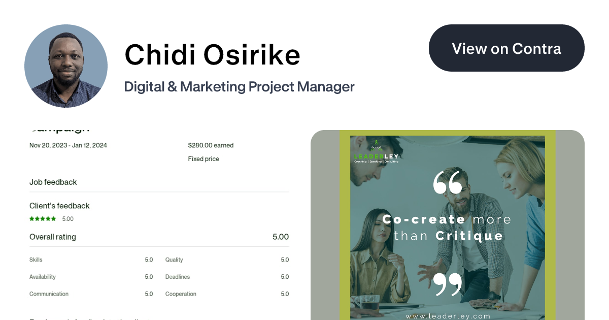 Chidi Osirike on Contra