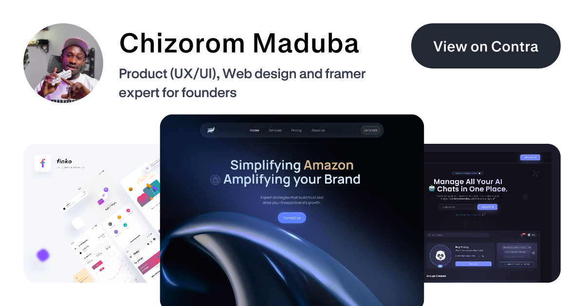 Chizorom Maduba on Contra