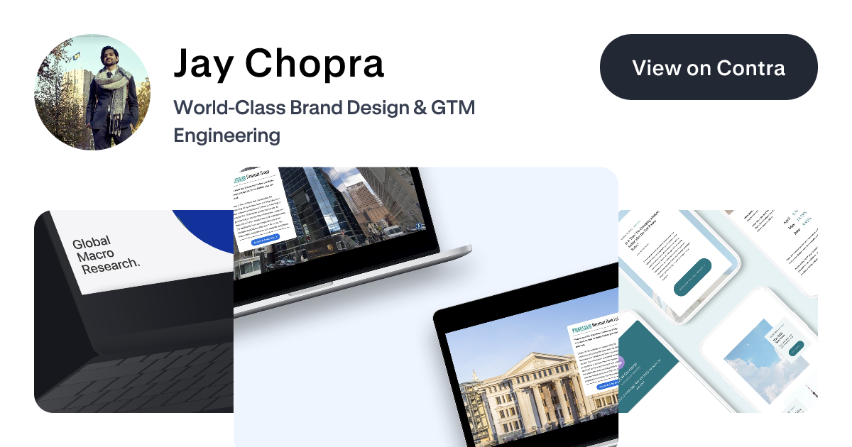 Jay Chopra on Contra